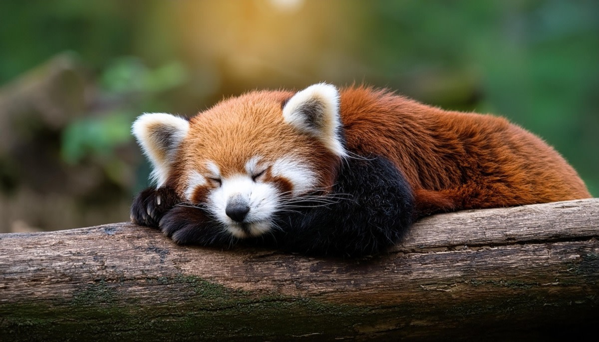 Video of Adorable Snoring and Drooling Red Panda Is Brightening Timelines