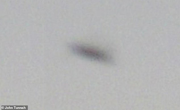 Exclusive: Yorkshireman spots saucer-shaped 'UFO' flying though the ...