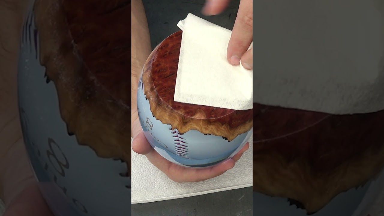 Golf ball transformation: From ball to blue cup!