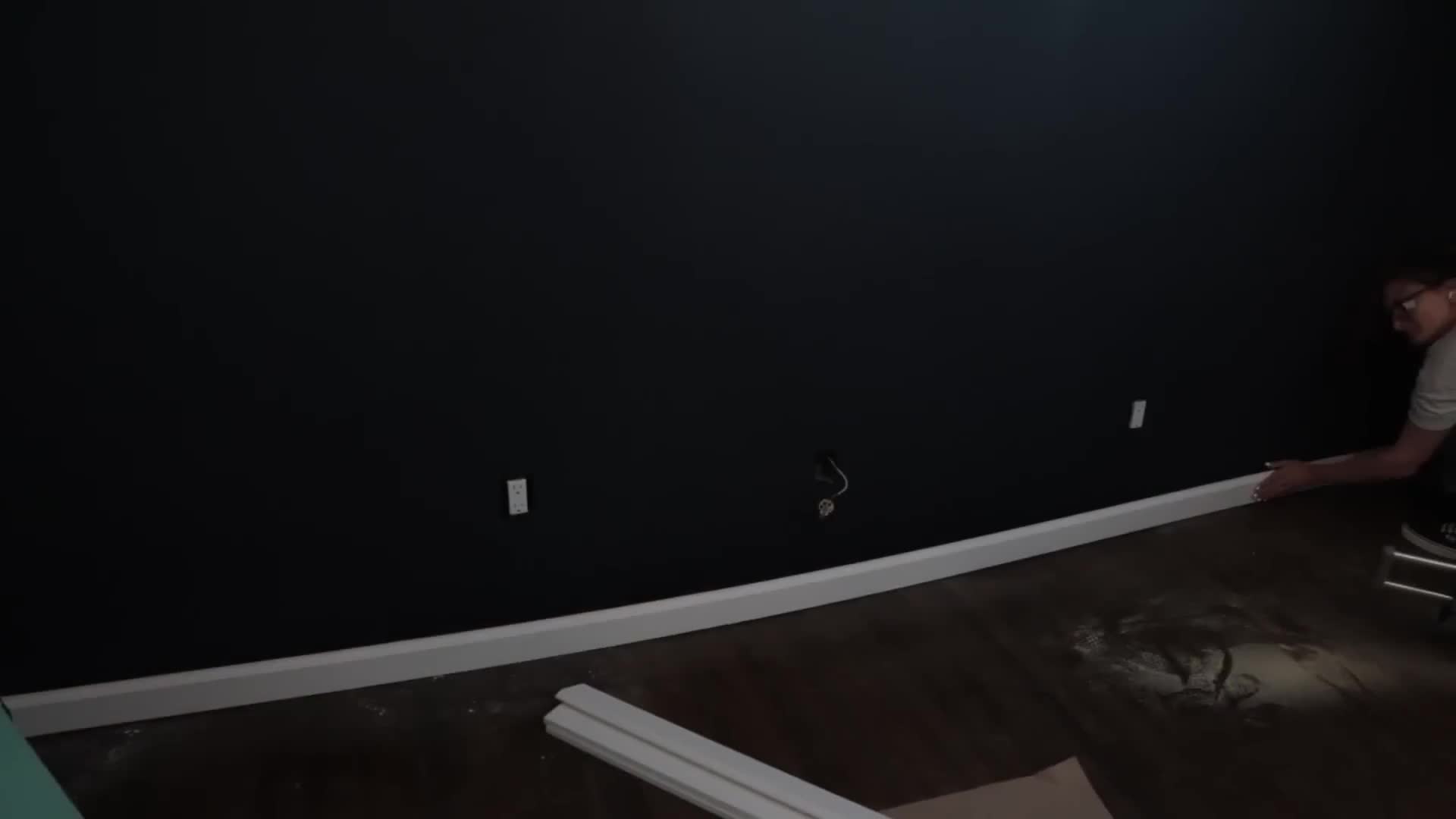 Creating a simple wood accent wall!