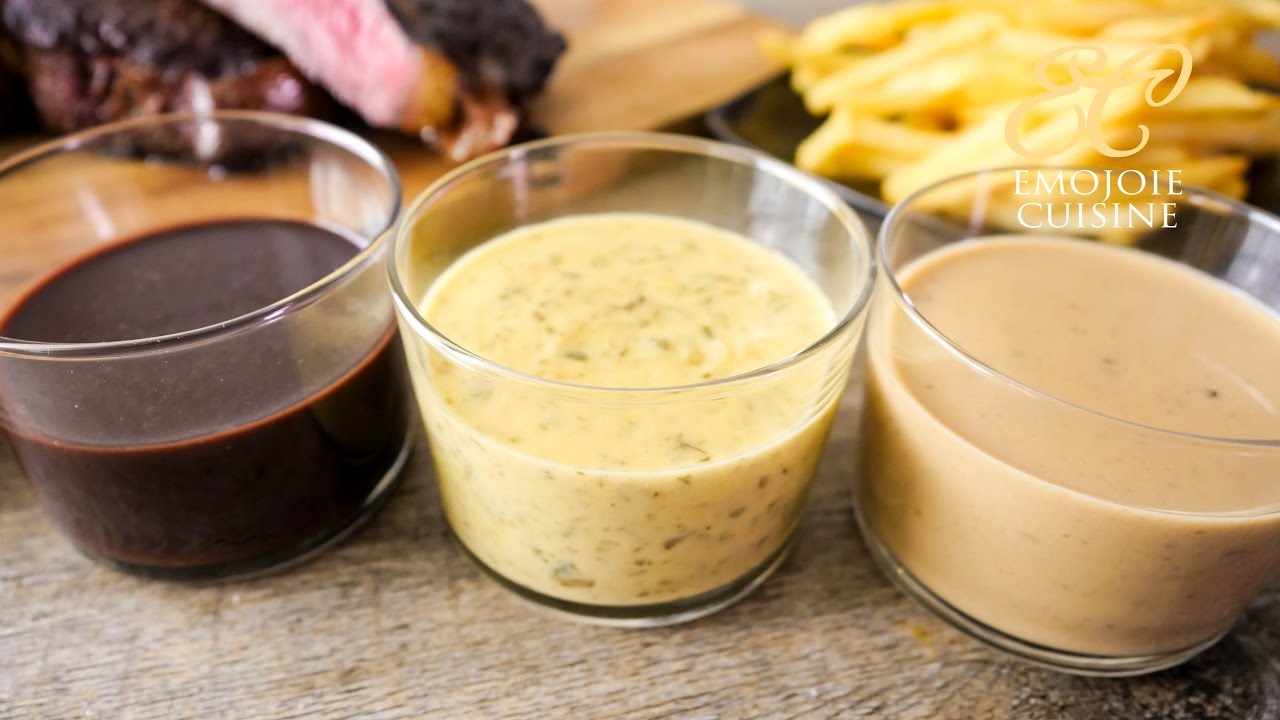 3 gourmet French steak sauces to try at home