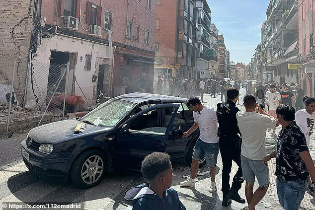 Dozens injured after huge gas explosion in Madrid bar