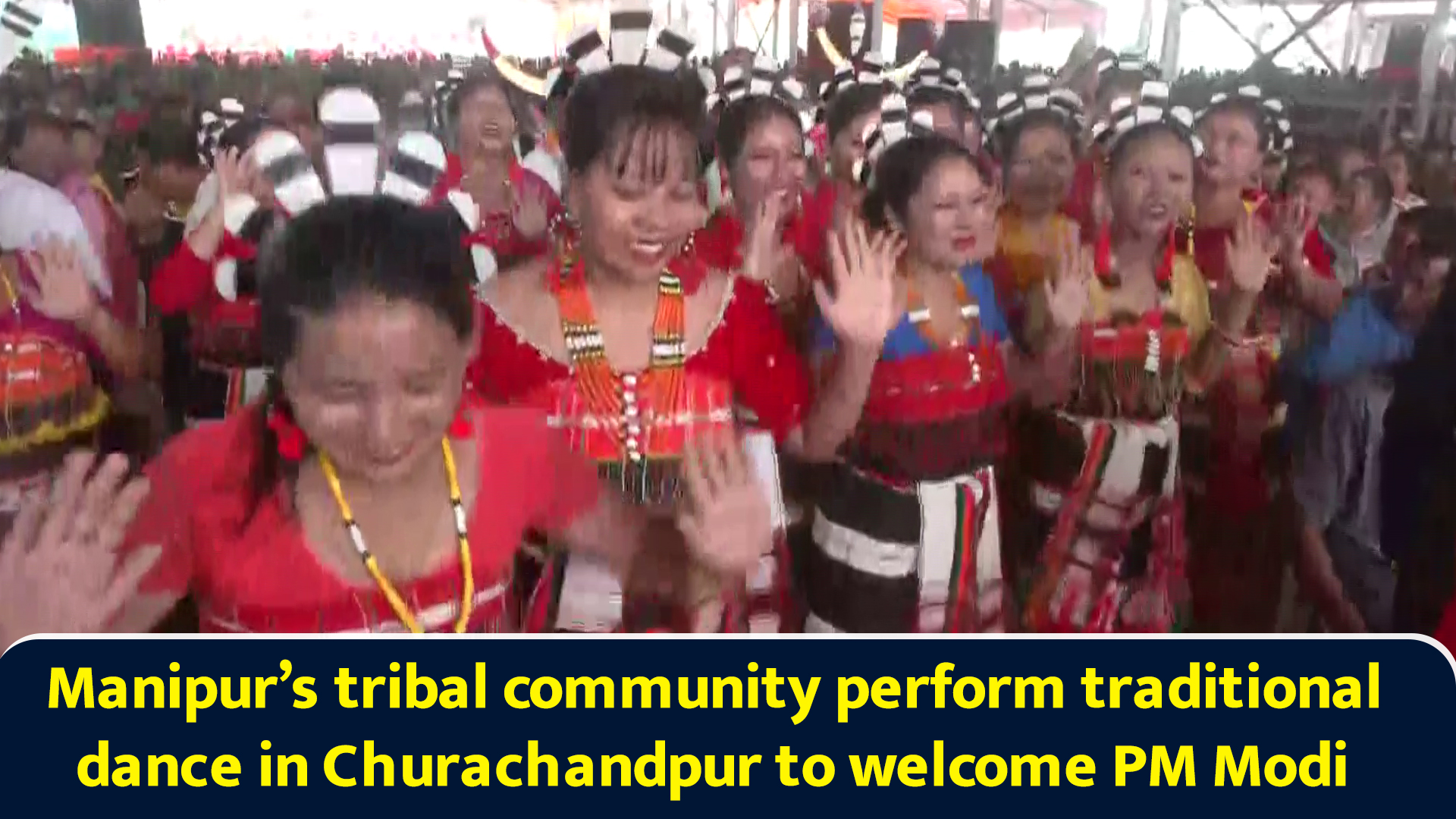 Manipur’s tribal community perform traditional dance in Churachandpur ...