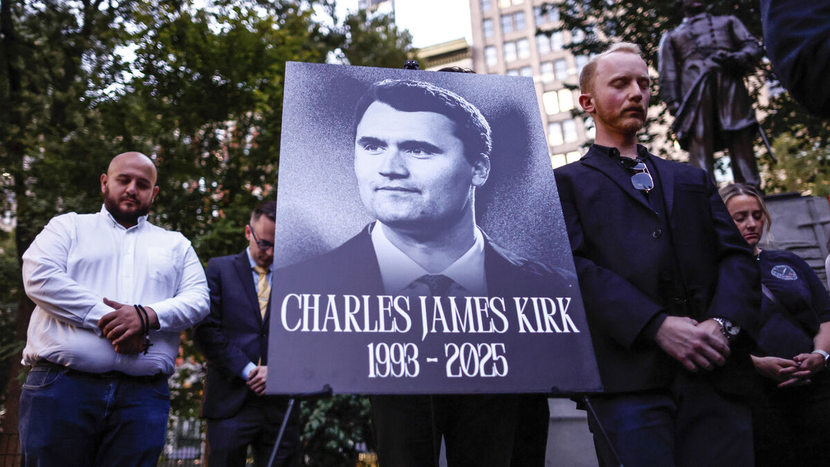 Widow of Charlie Kirk says her ‘cries will echo around the world like a ...