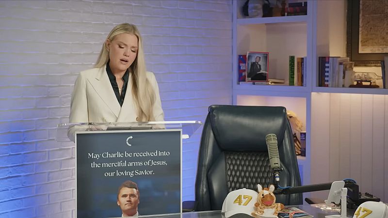 Charlie Kirk's widow gives first statement after his killing, vouches ...