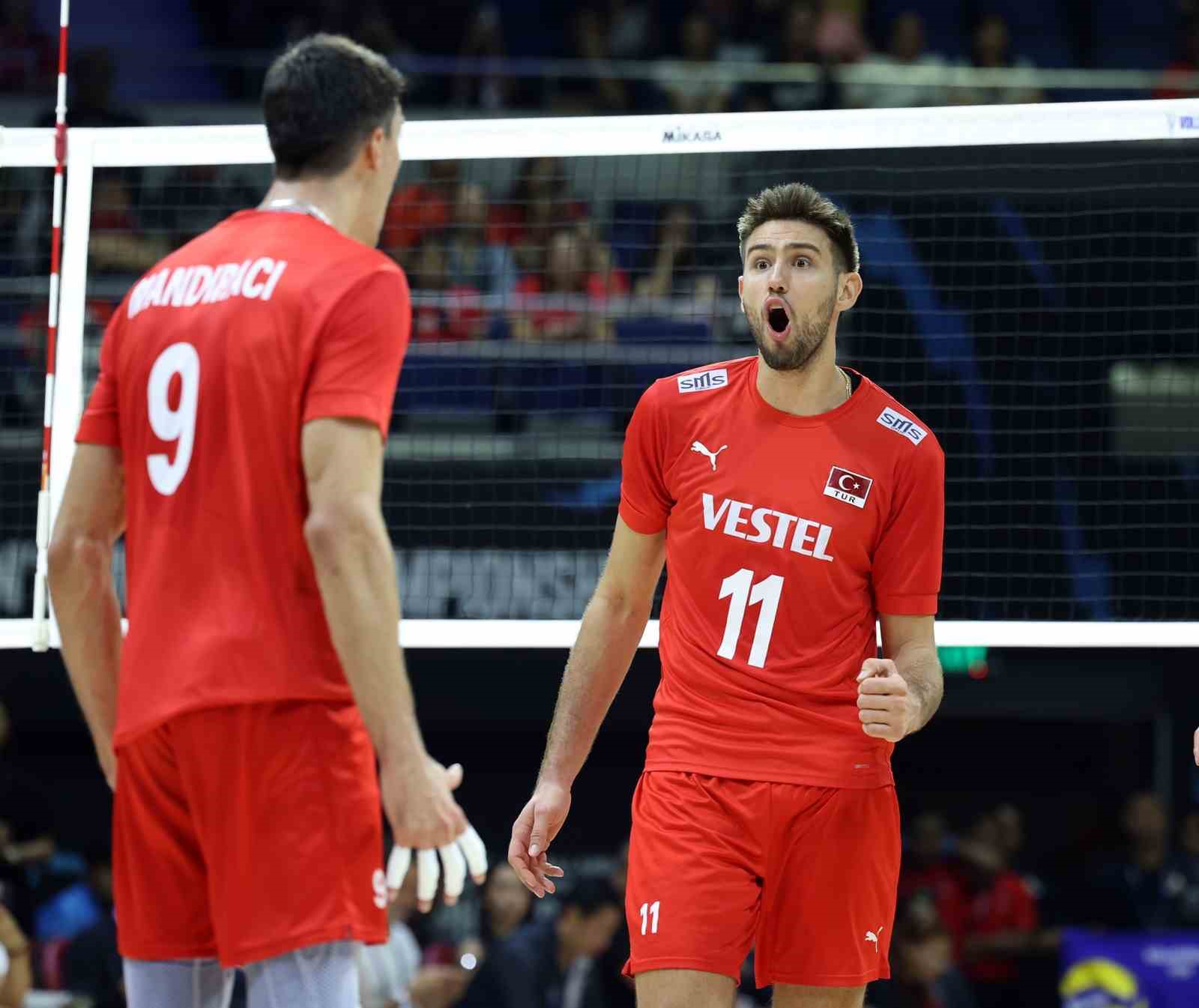 A Milli Erkek Voleybol Takımı, Dünya Şampiyonası’na galibiyetle başladı