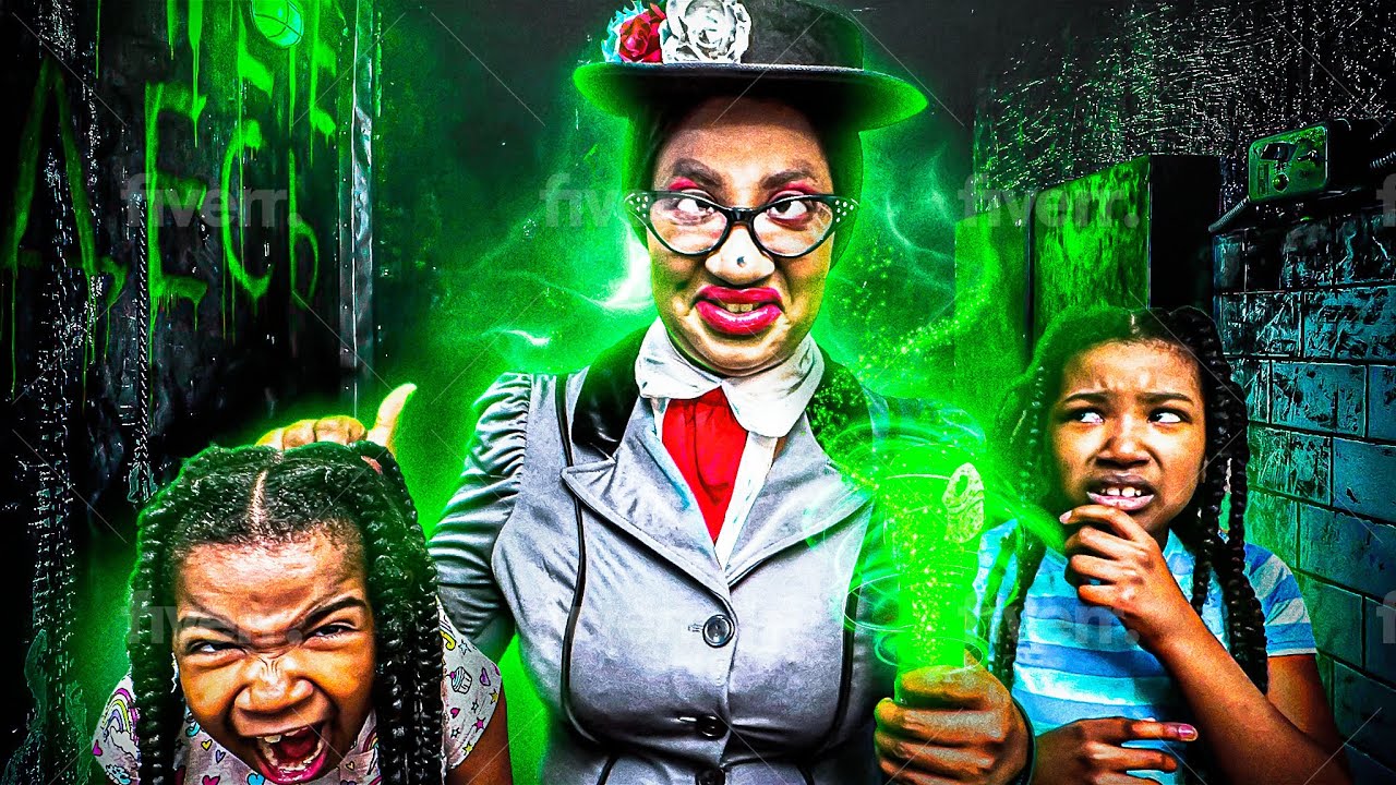 Evil invisible nanny attacks siblings and dad learns a lesson