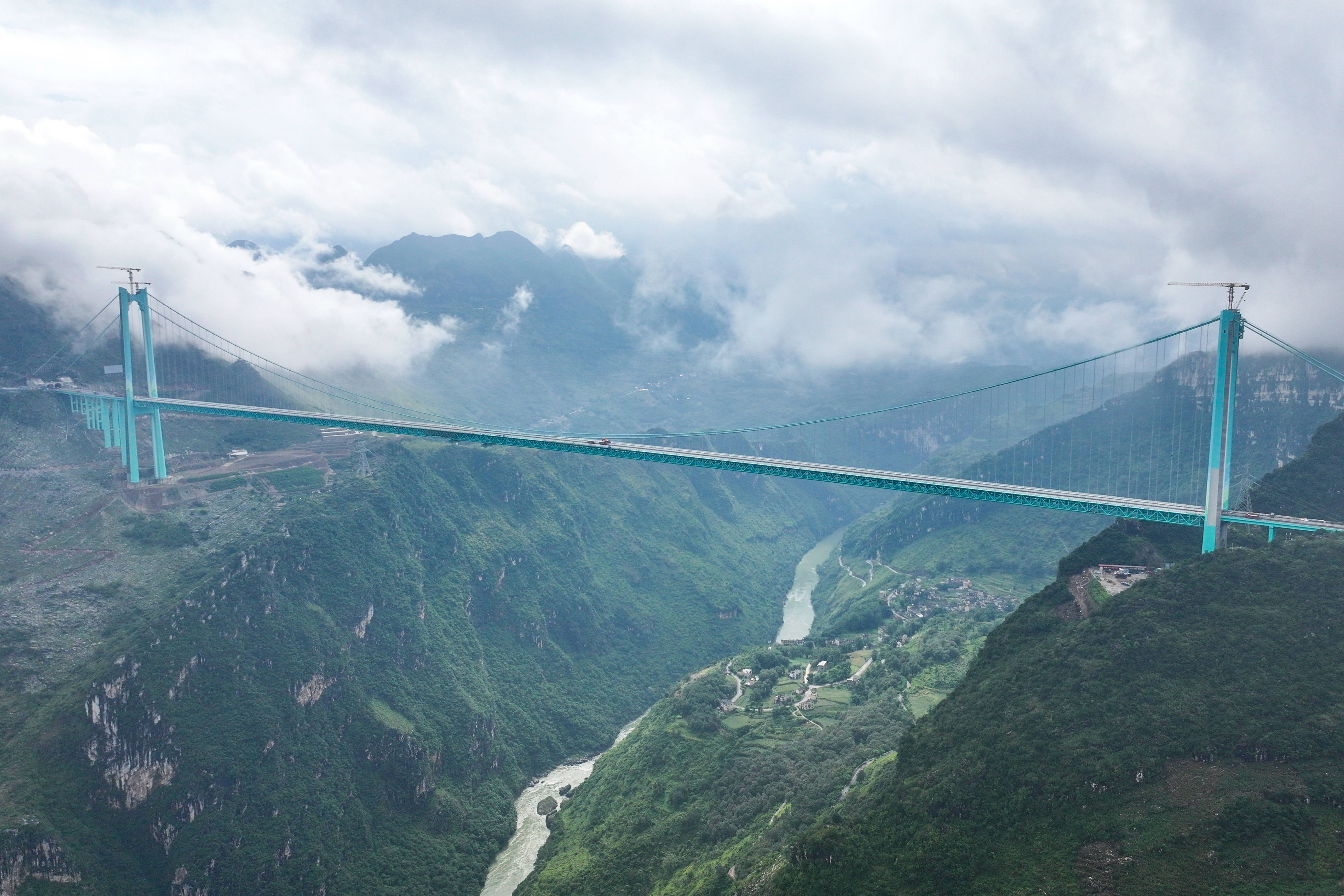 China set to open world’s tallest bridge, expanding infrastructure push