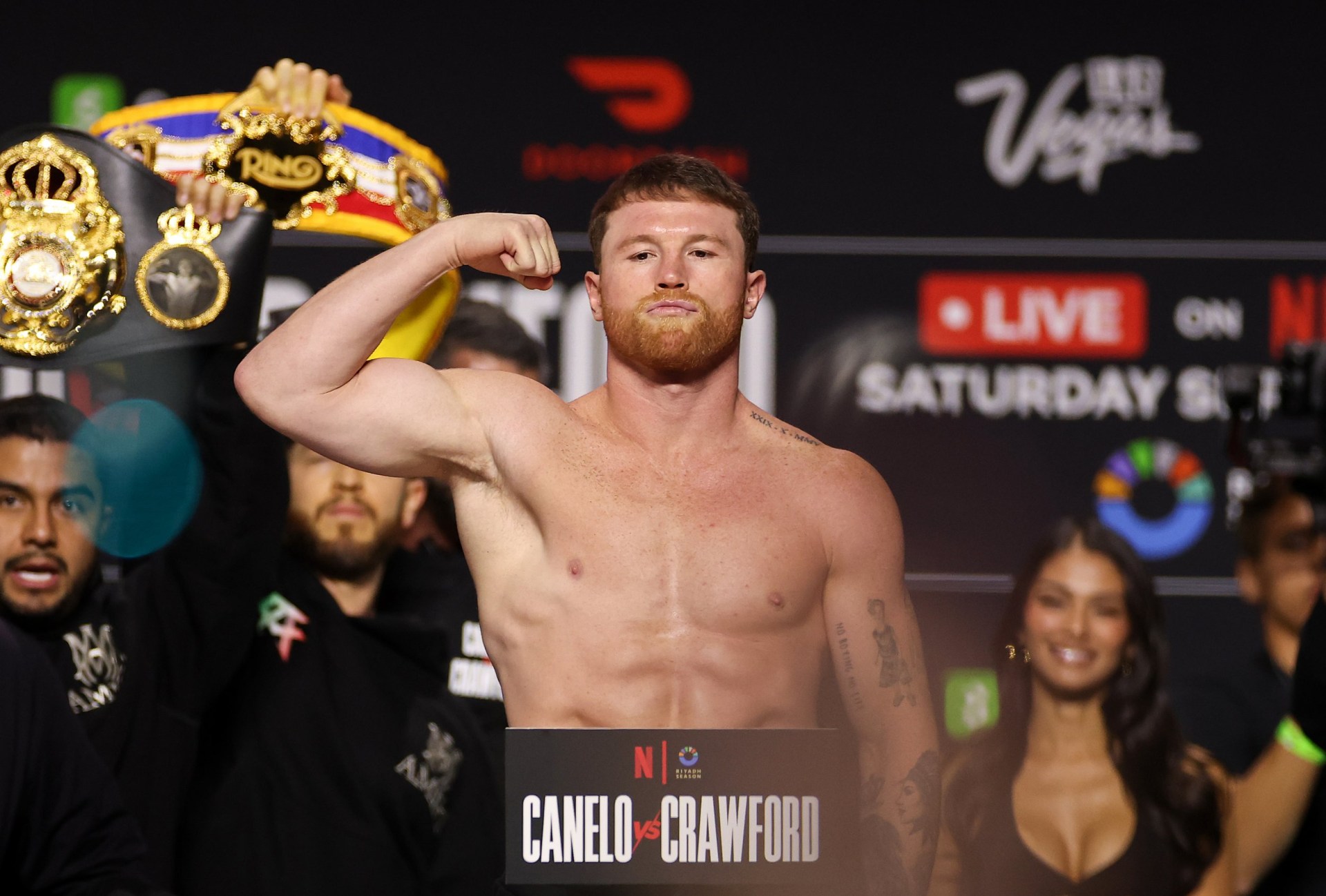 Canelo v Crawford: Start time on Netflix and undercard