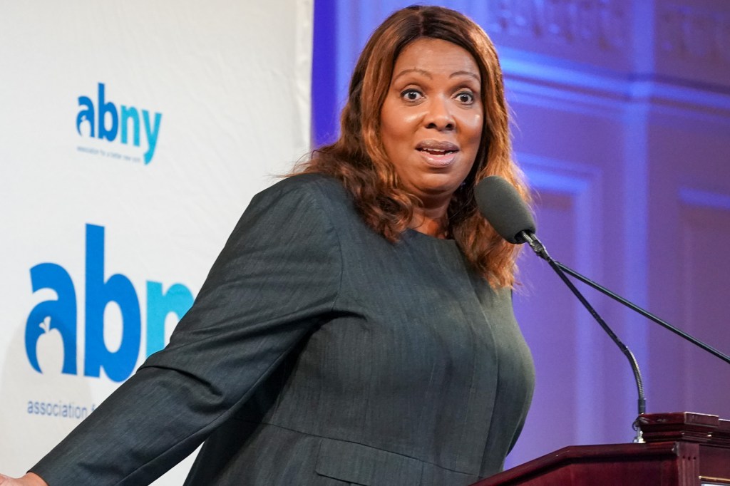 AG Letitia James slapped with illegal-fence ticket for NYC brownstone ...