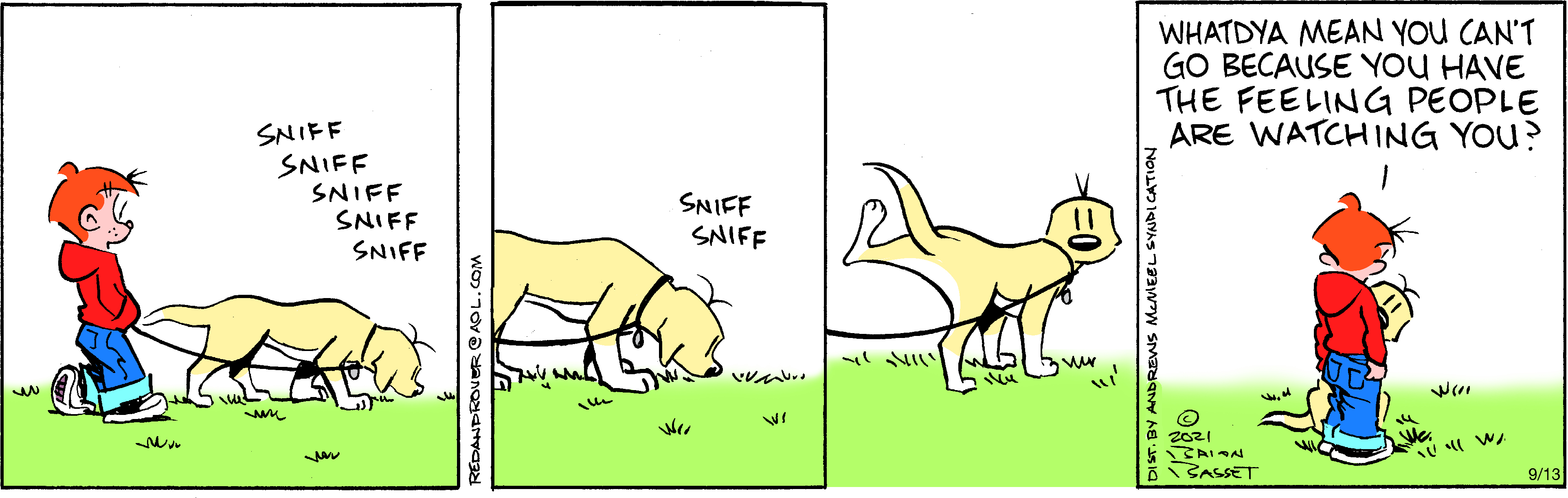 Red and Rover by Brian Basset