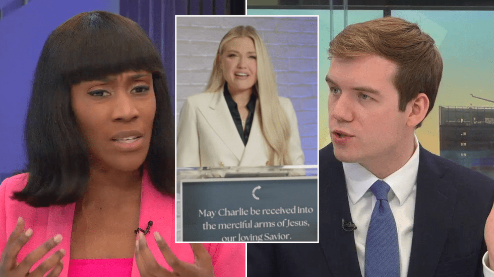 Charlie Peters rages at GB News guest for saying Charlie Kirk’s widow ...