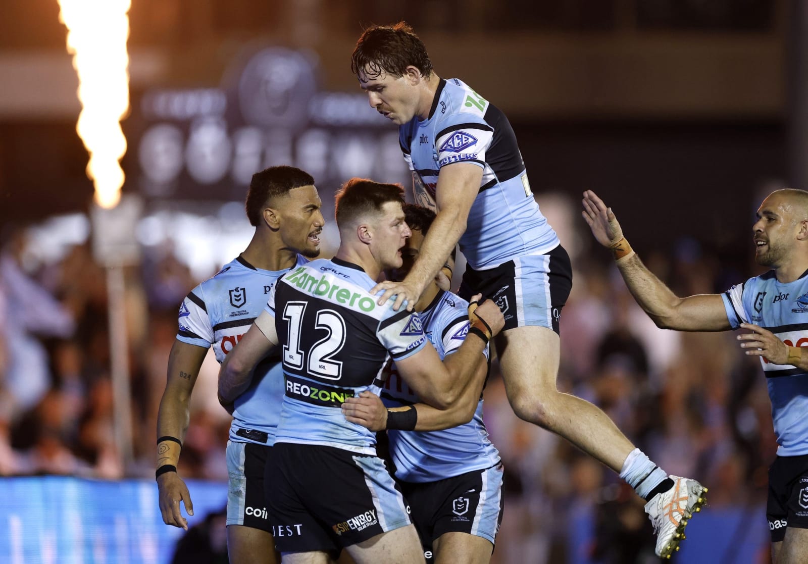 Three equal at the top as Sharks win middle battle: Cronulla Sharks vs ...