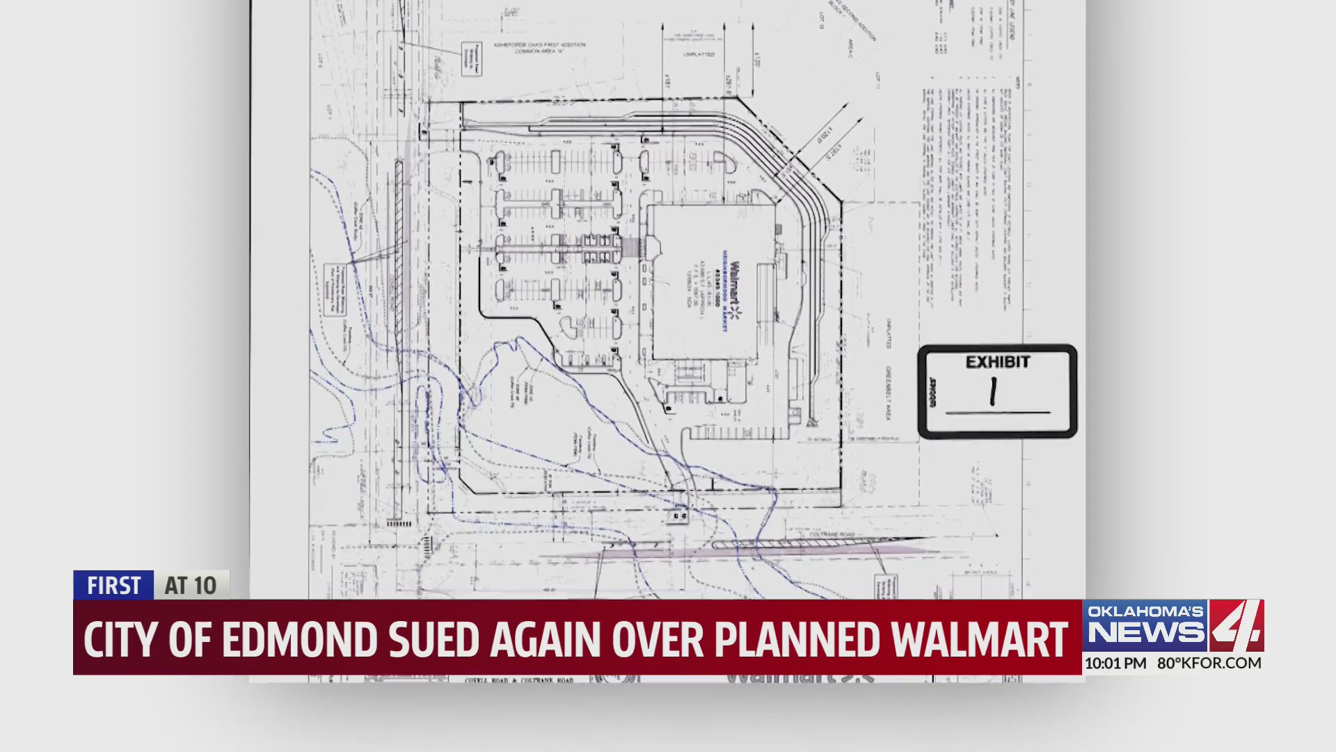 City of Edmond sued again over planned Walmart