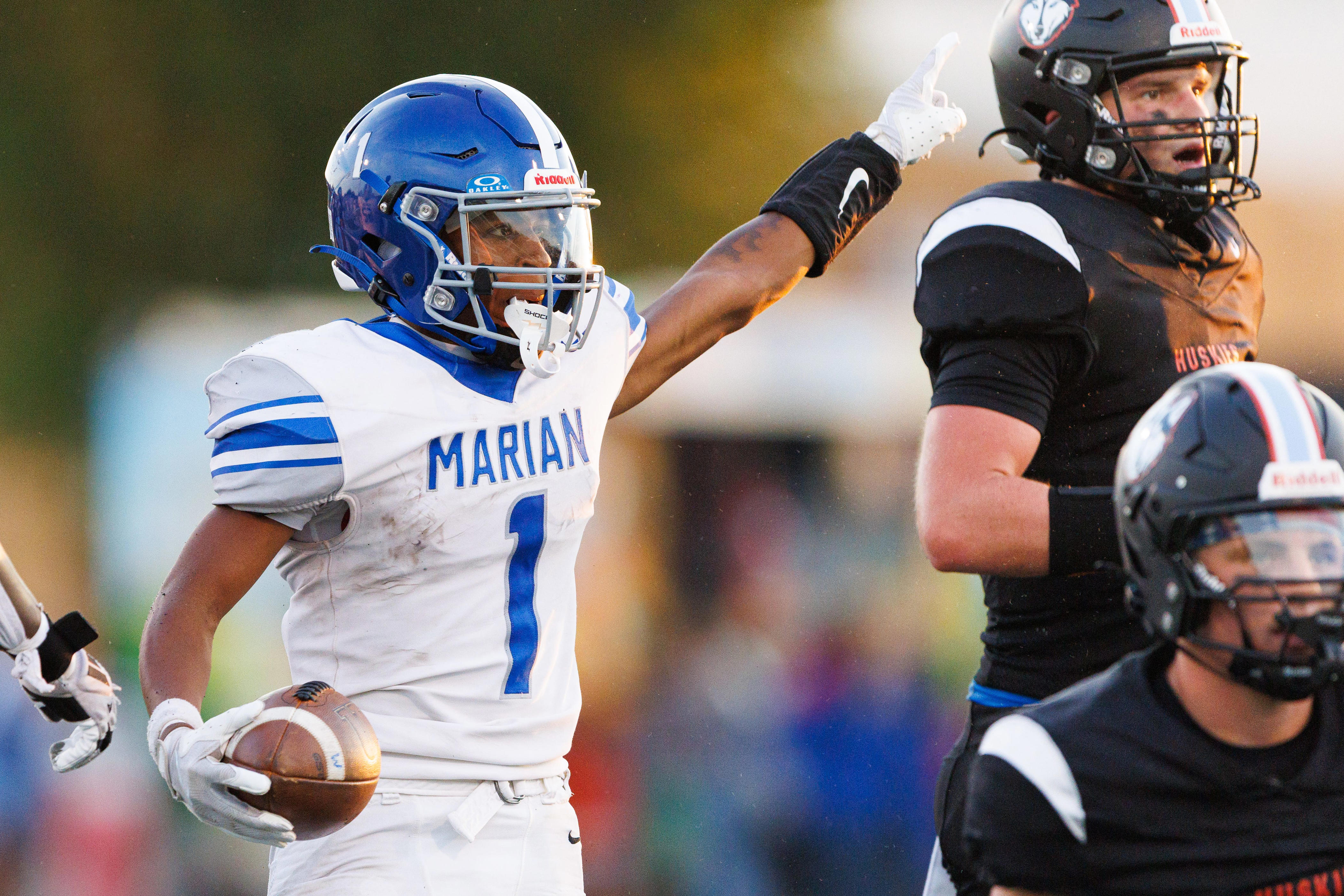 Marian's Terrance Lane wins Week 11 South Bend Tribune Football Player ...