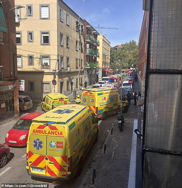 Dozens injured after huge gas explosion in Madrid bar