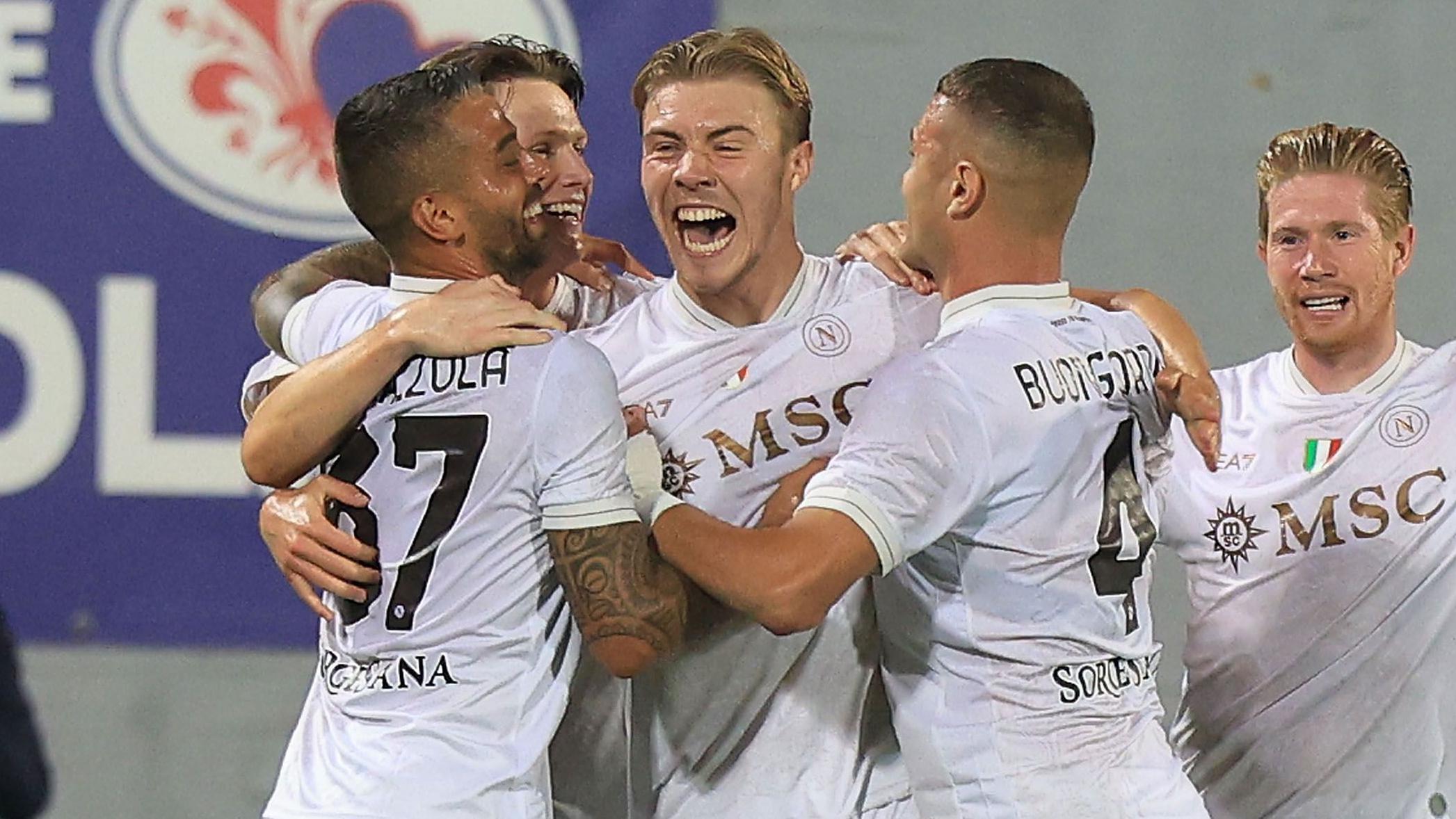 Hojlund scores on Napoli debut after Man Utd move