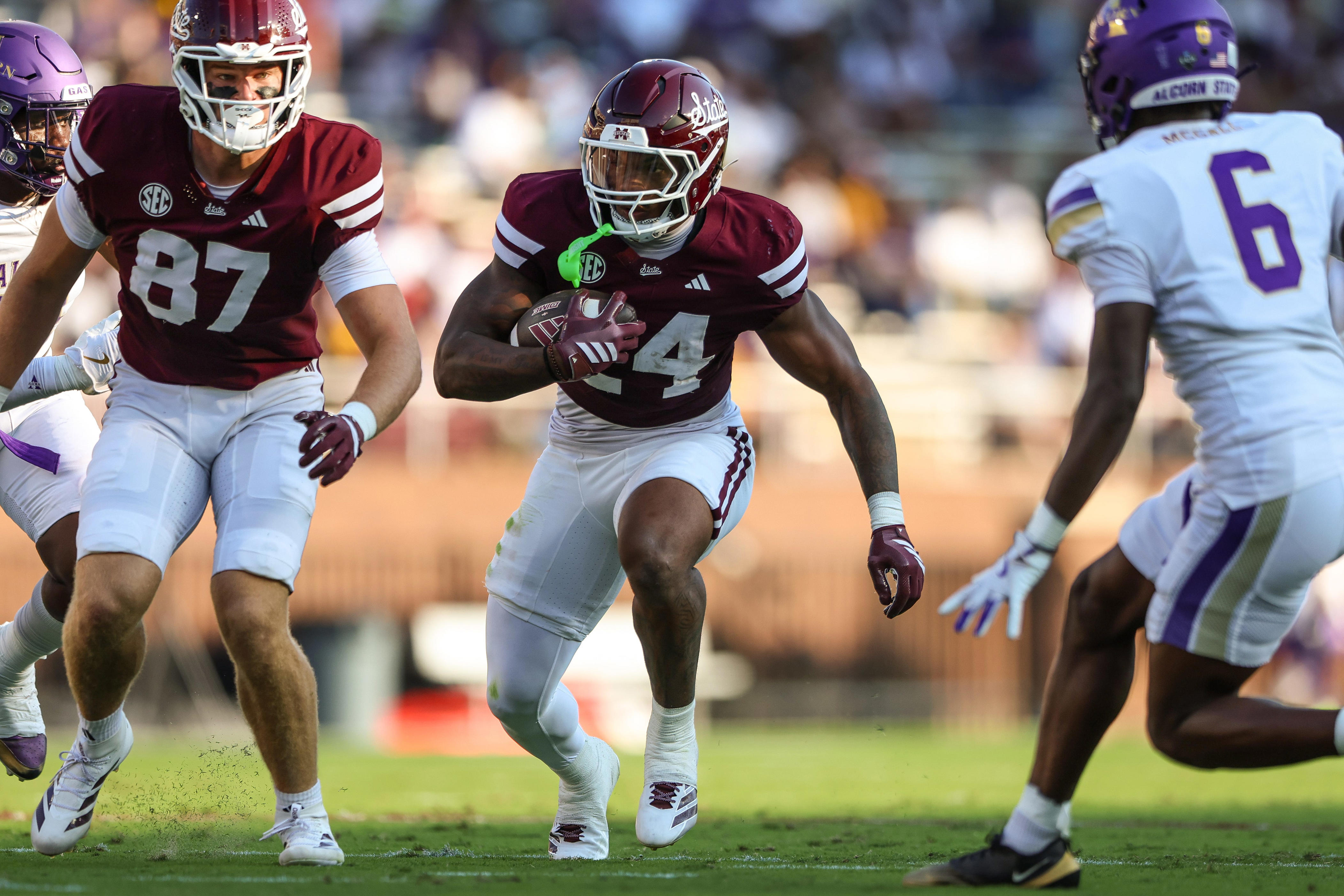 Mississippi State football vs Alcorn State highlights: Bulldogs, Blake ...