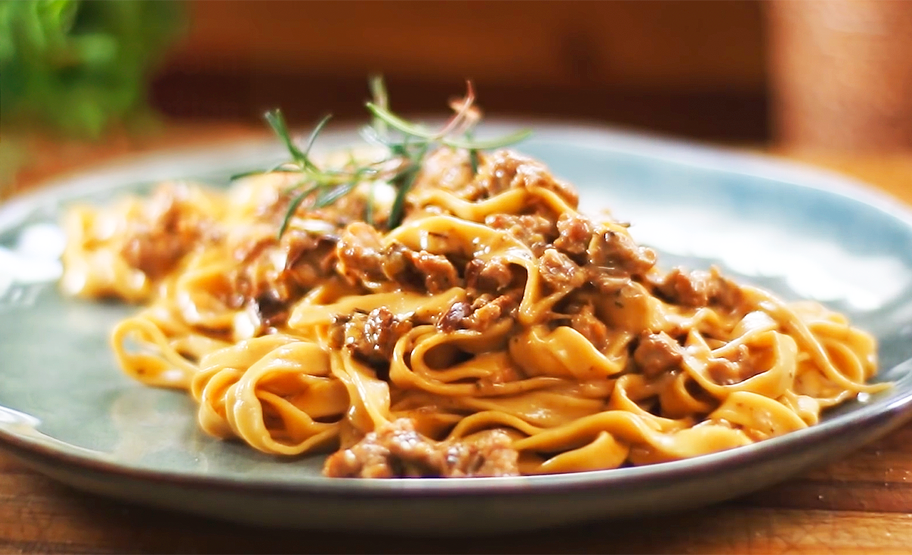 I made the tastiest fettuccine ever! 🍝