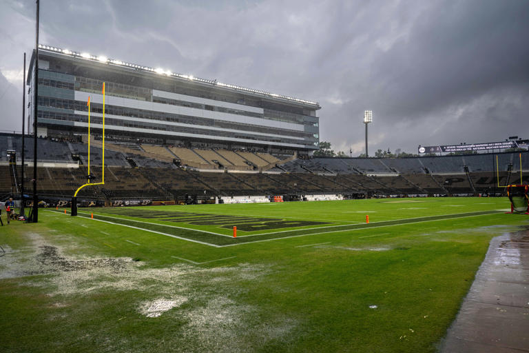 Purdue football game vs USC begins after weather delay lasting over 3 hours