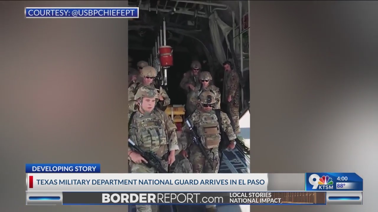 Border mission augmented with 500 National Guard