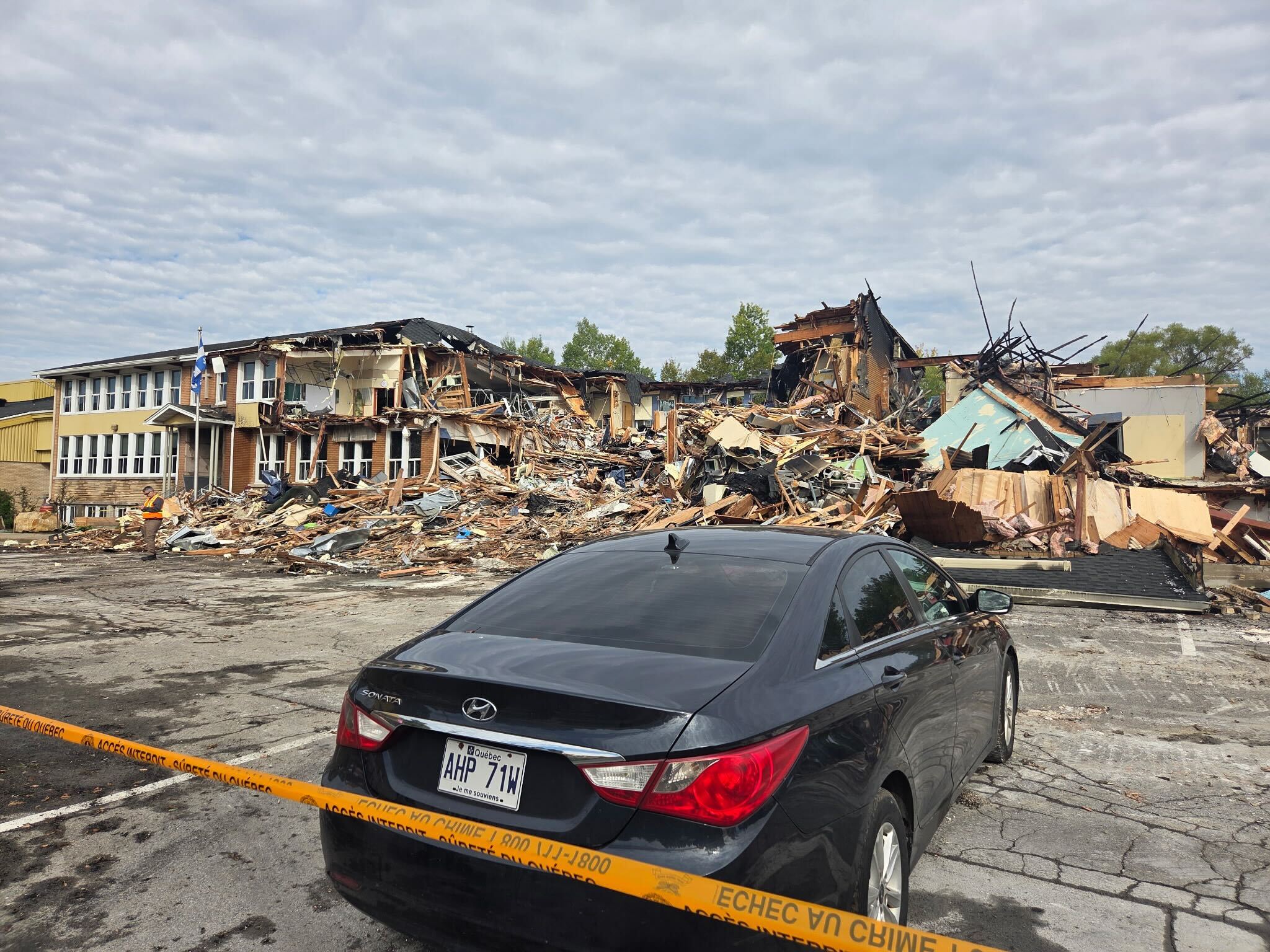Elementary school in Prévost, Quebec, lost in fire