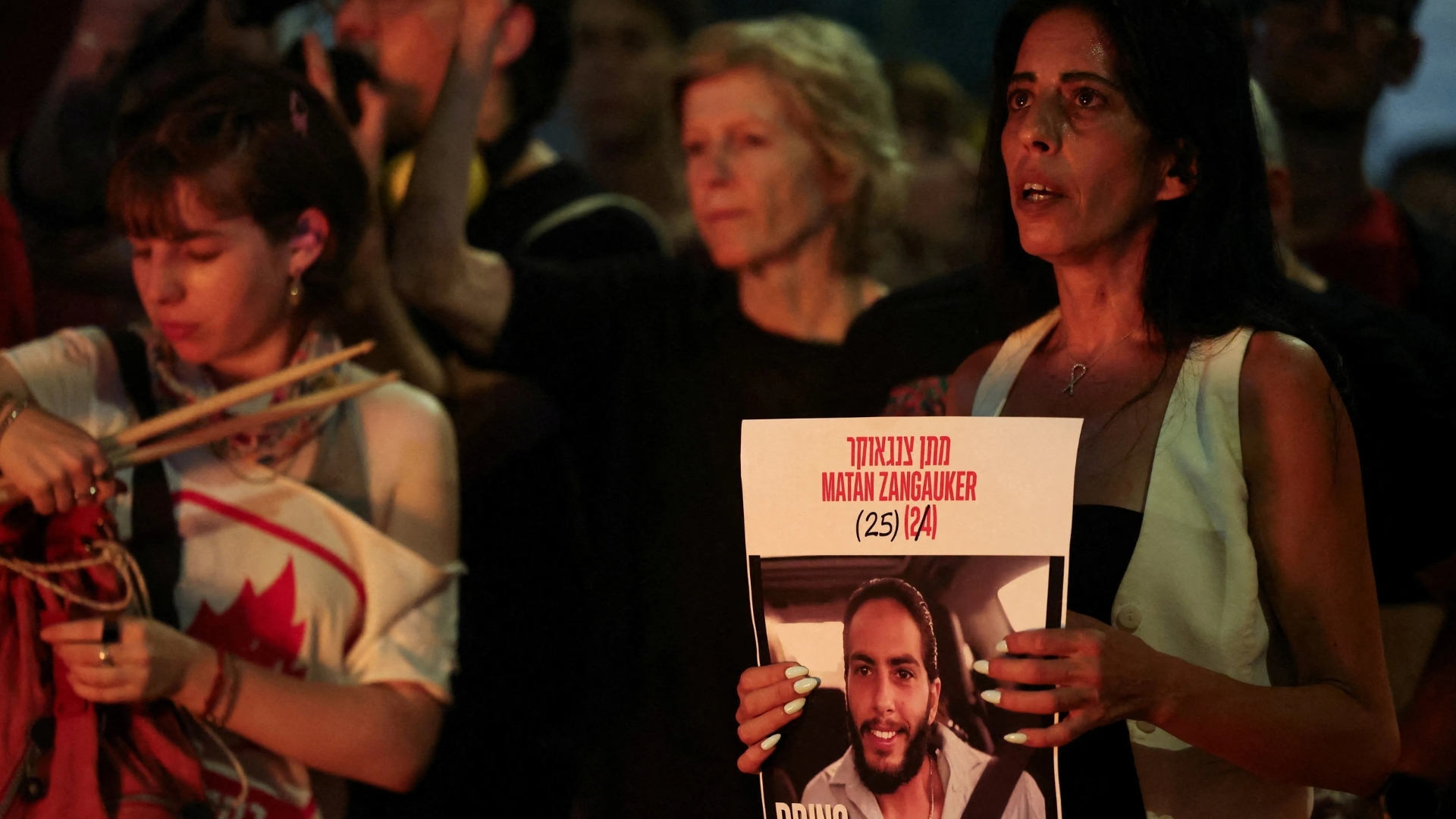 Thousands protest in Tel Aviv demanding Gaza ceasefire and hostage release