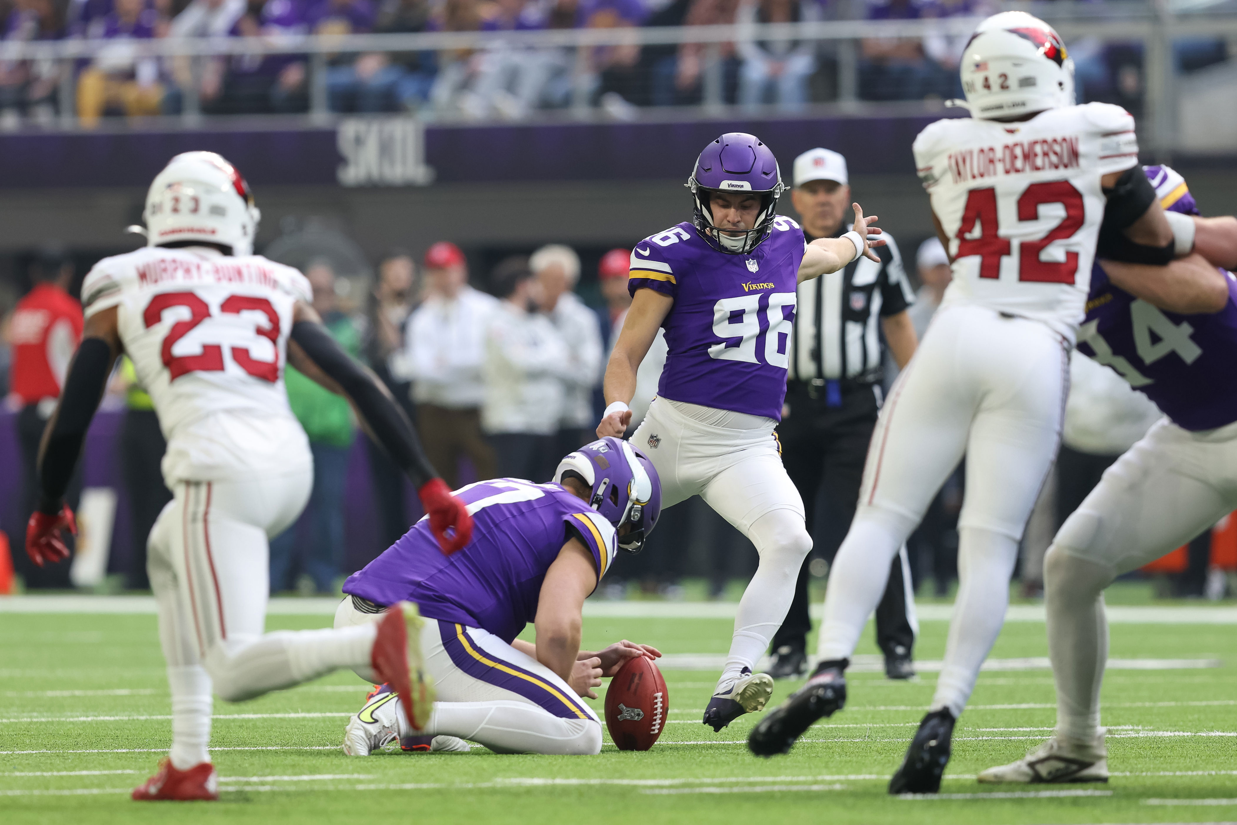 Falcons elevate kicker Parker Romo, who will start Sunday vs. Vikings