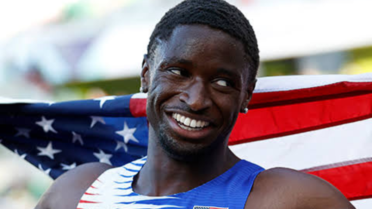 Team USA wins gold as Bryce Deadmon and Alexis Holmes lead record 4×400m relay to defend World ...