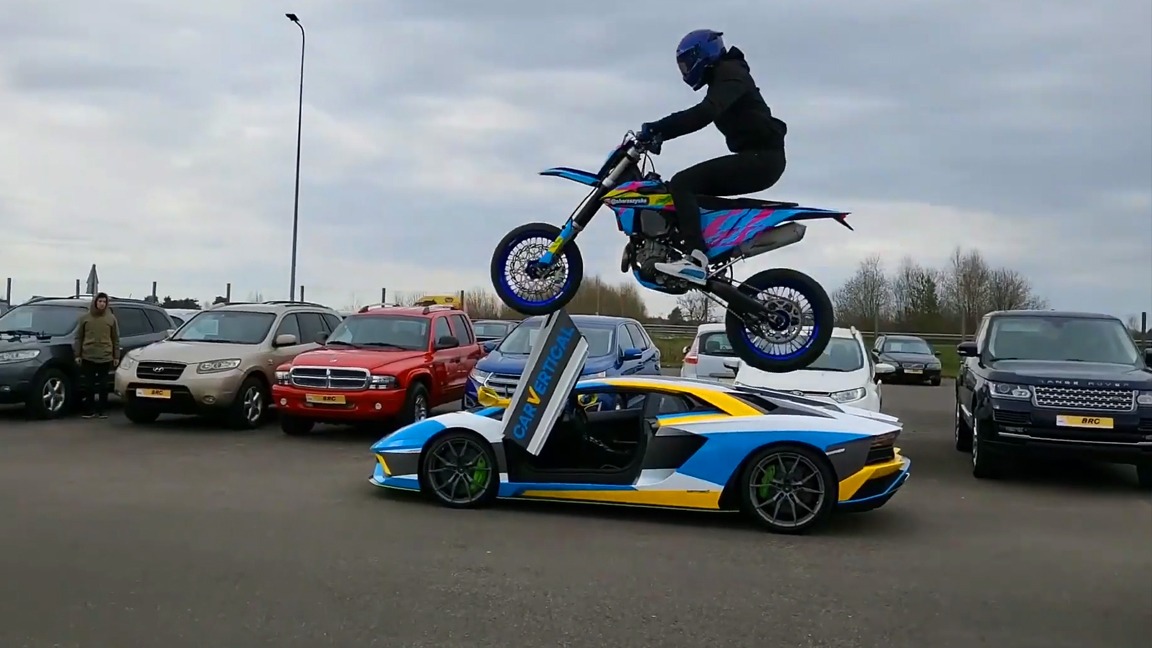 Jumping Over a $400K Lamborghini