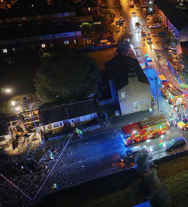 Huge 'gas explosion' in Bradford 'blows up house on residential street'