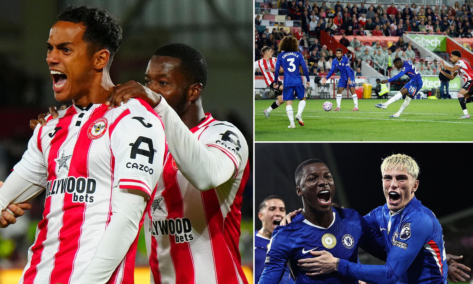 Brentford 2-2 Chelsea: Bees substitute cancels out Moises Caicedo's ...