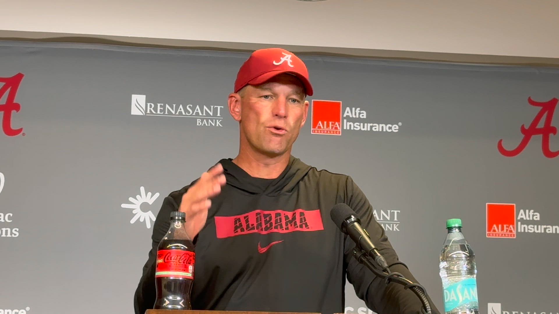 Kalen DeBoer is Happy Alabama Got Sacks Against Wisconsin