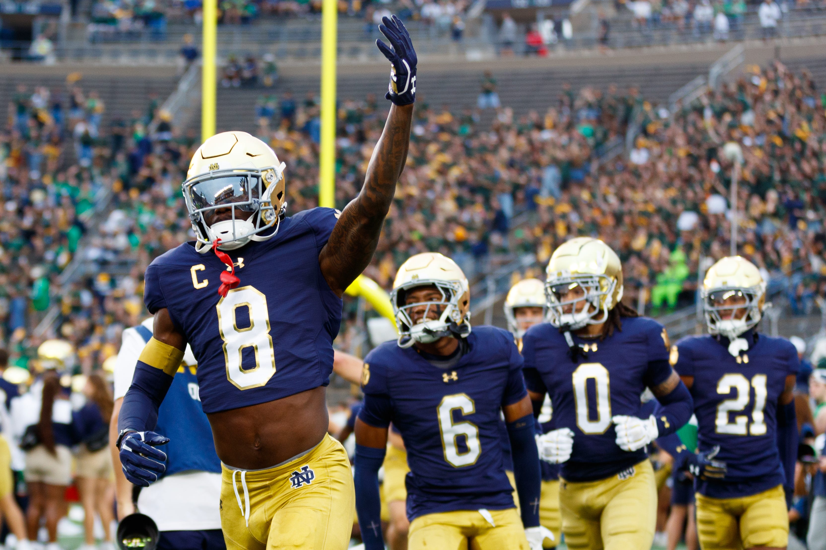 Notre Dame football's Adon Shuler ejected against Texas A&M for targeting