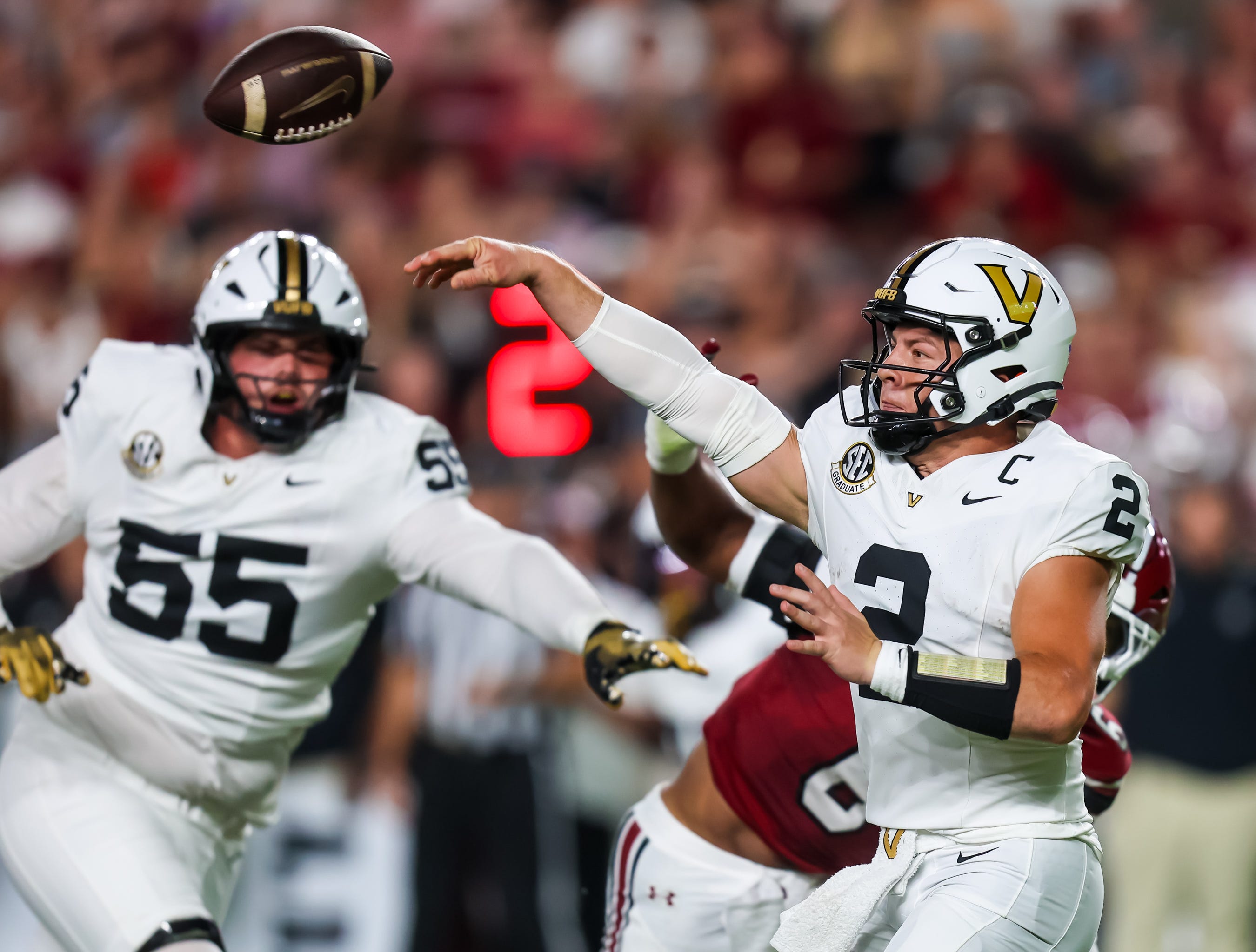 Vanderbilt football ends 16-game losing streak to South Carolina