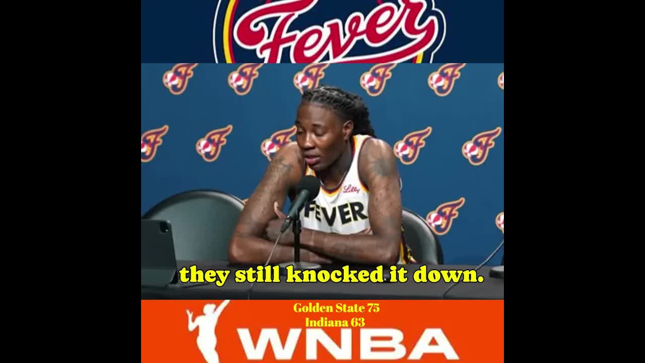 Natasha Howard on Fever's playoff push after loss to Valkyries | WNBA 2025