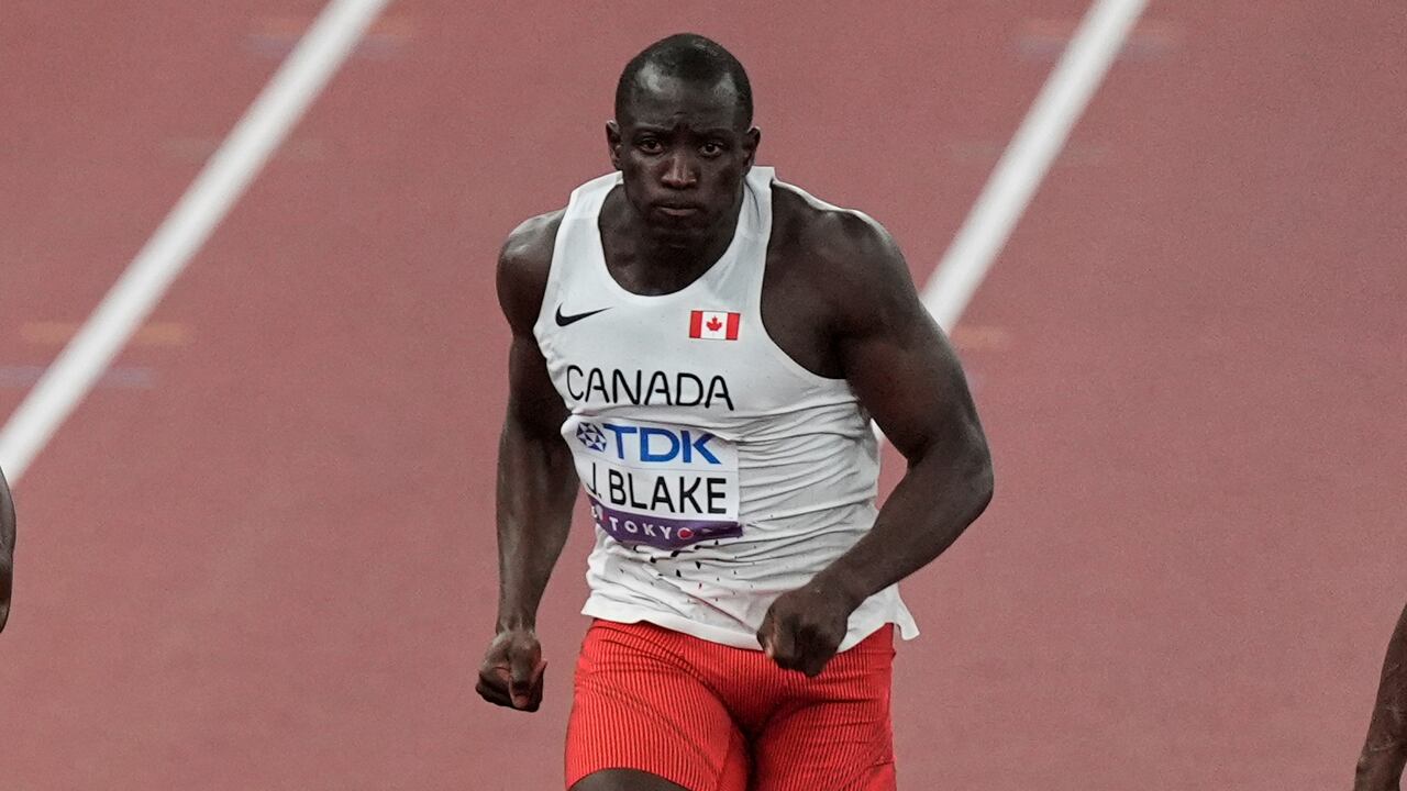 Jerome Blake runs fastest time of Canadian sprinters to reach 100m ...