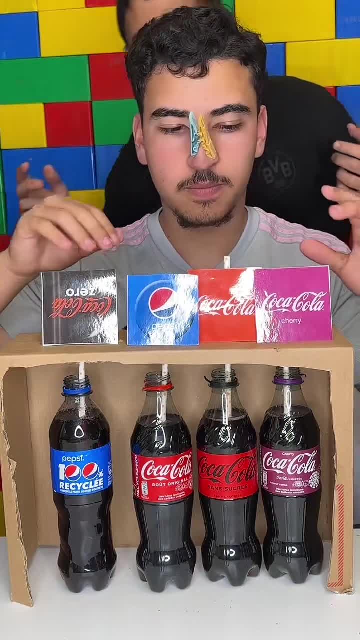 Il trouve aucune différence entre Coca et Pepsi ? 🤔
