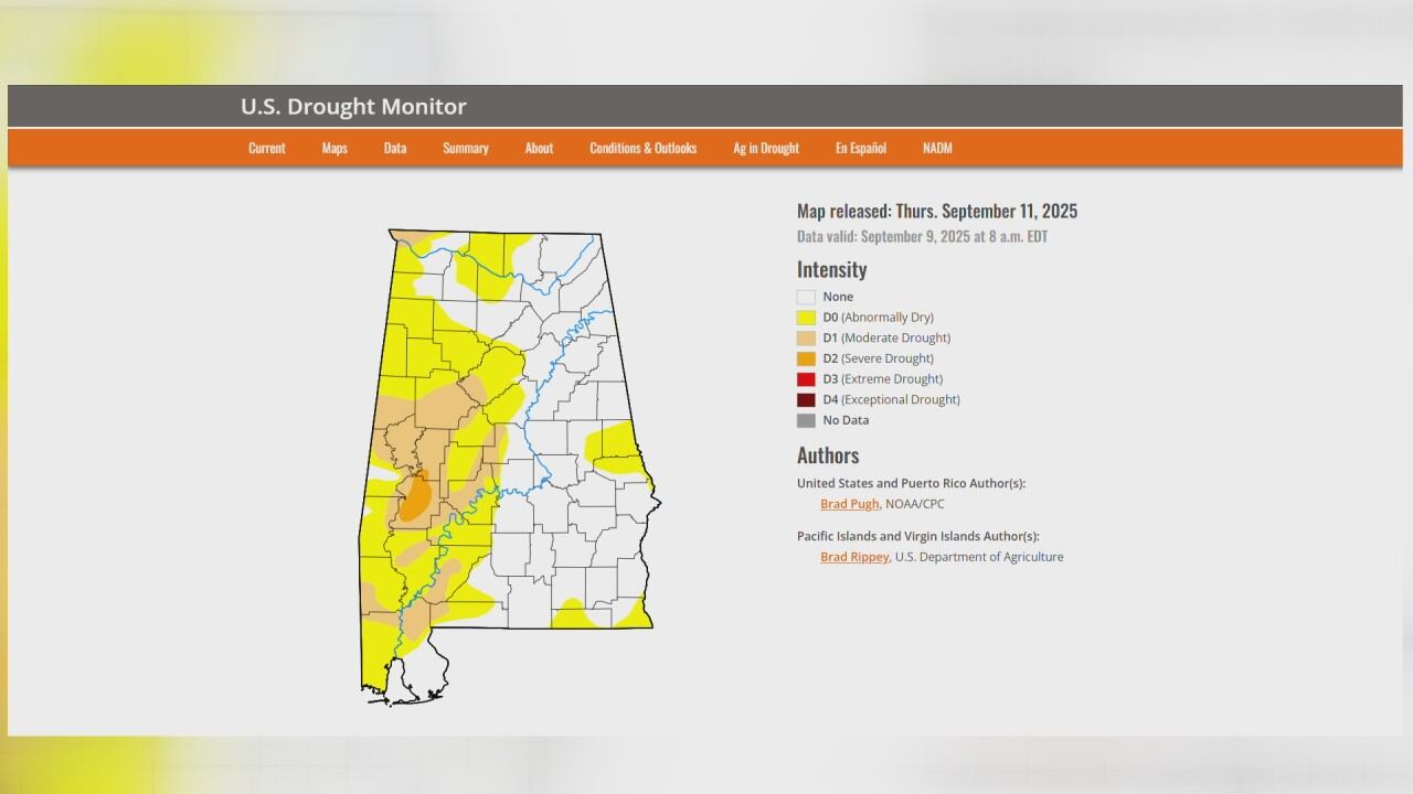 Alabama drought conditions worsen as state heads into driest month of ...