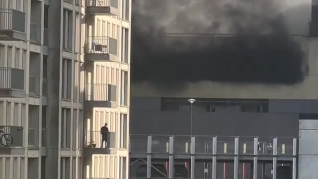 Large fire at London’s Westfield Stratford forces shoppers to evacuate