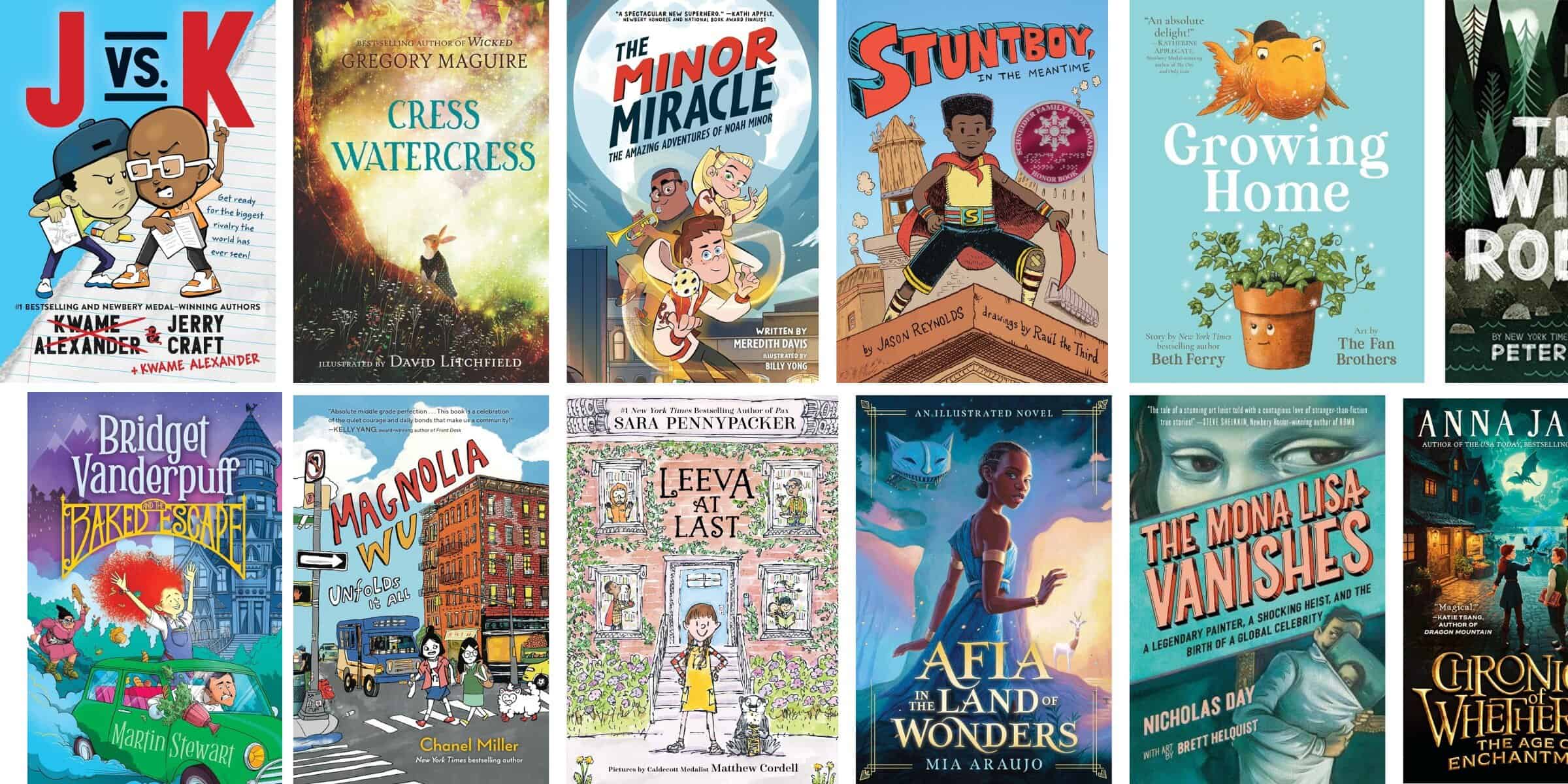 60 Popular Illustrated Middle Grade Books