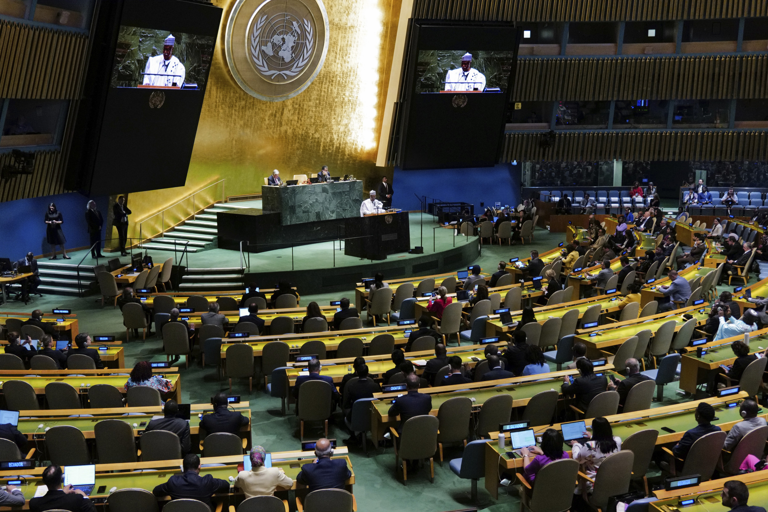 All nations that voted against two-state Israeli-Palestinian solution