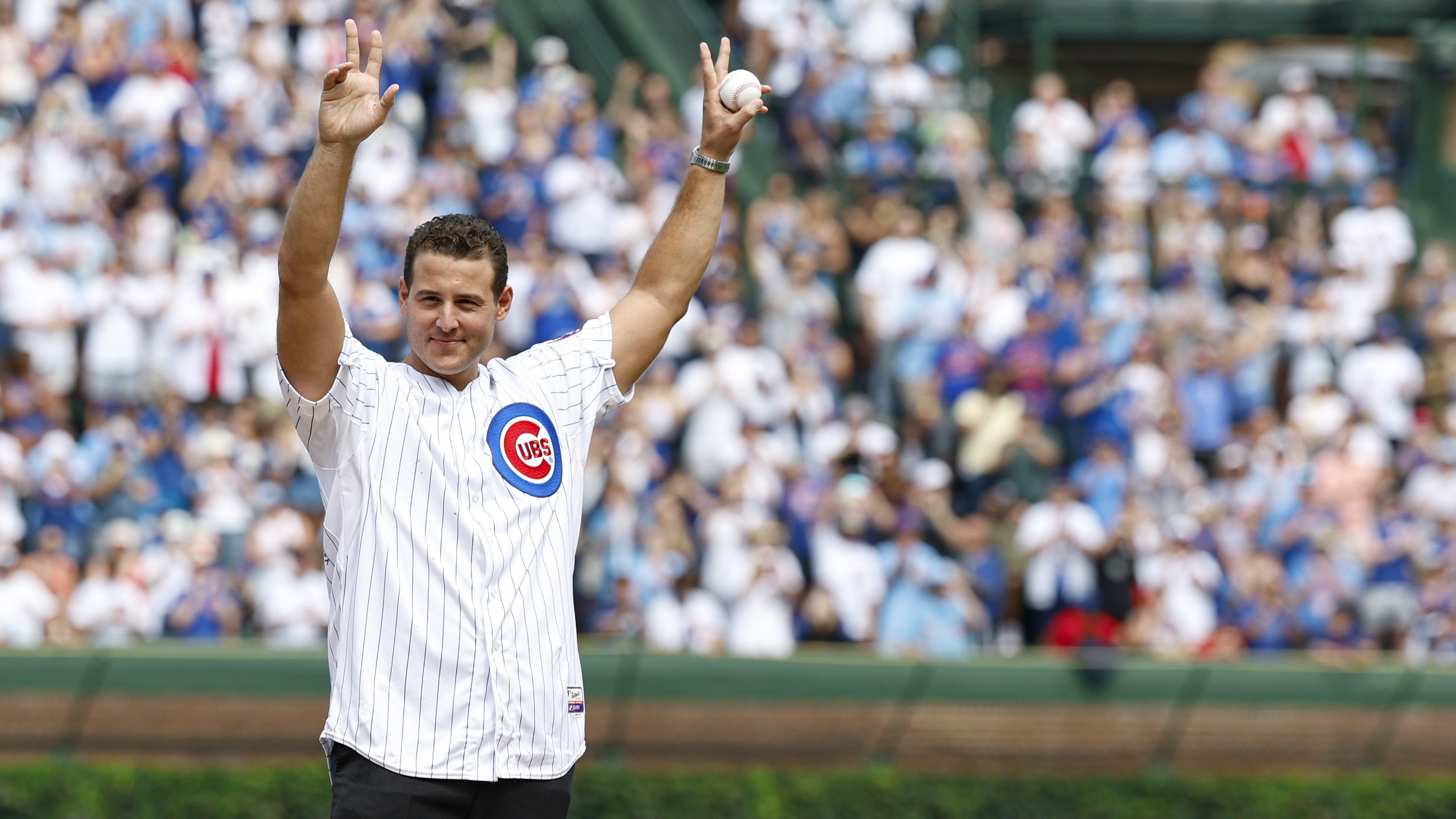Chicago Cubs host retirement ceremony for World Series champion Anthony ...