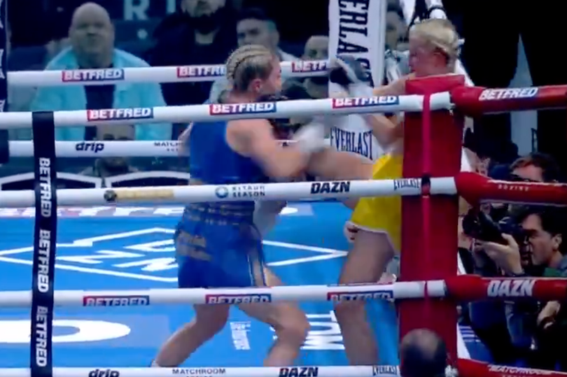 Molly McCann KICKED in boxing fight as ex-UFC star makes debut