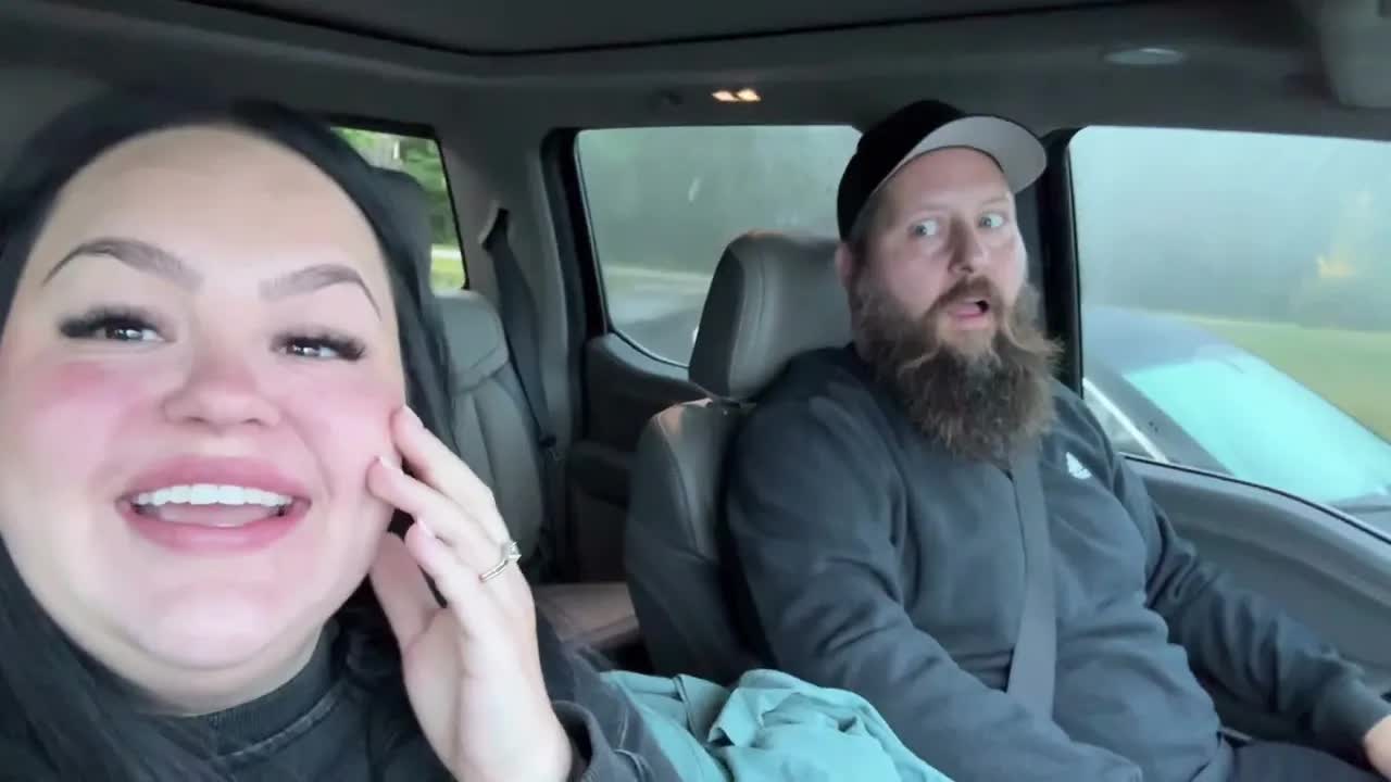 Celina almost missed the birth of her baby