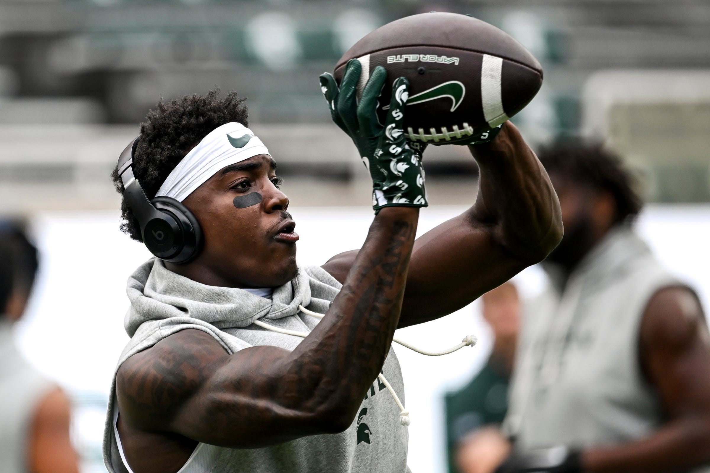Nick Marsh injury update: Michigan State star receiver exits game with ...