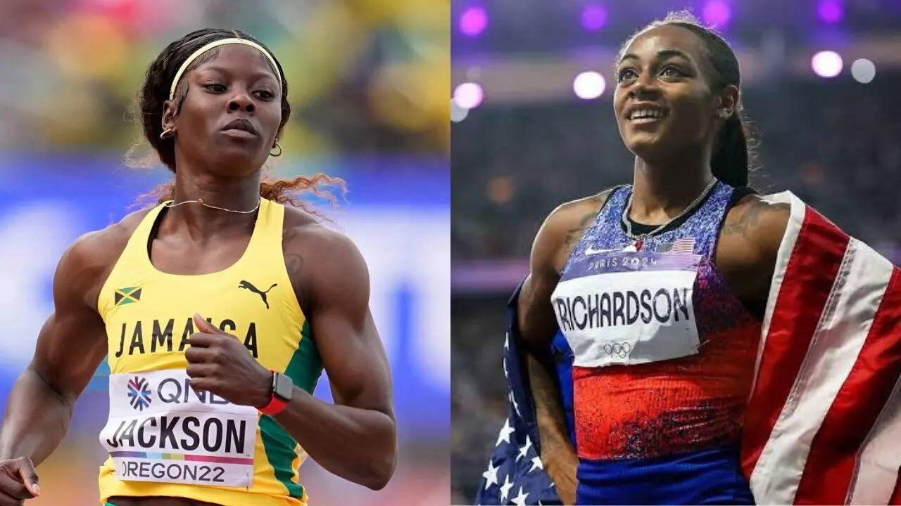 Sha’Carri Richardson edges Shericka Jackson to win 100m heat at World ...