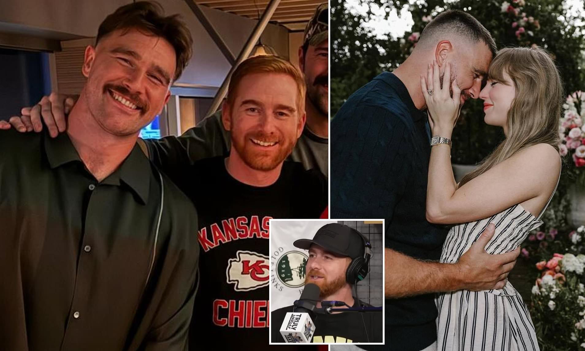 Kelce's comedian friend reveals he knew about Taylor Swift proposal ...