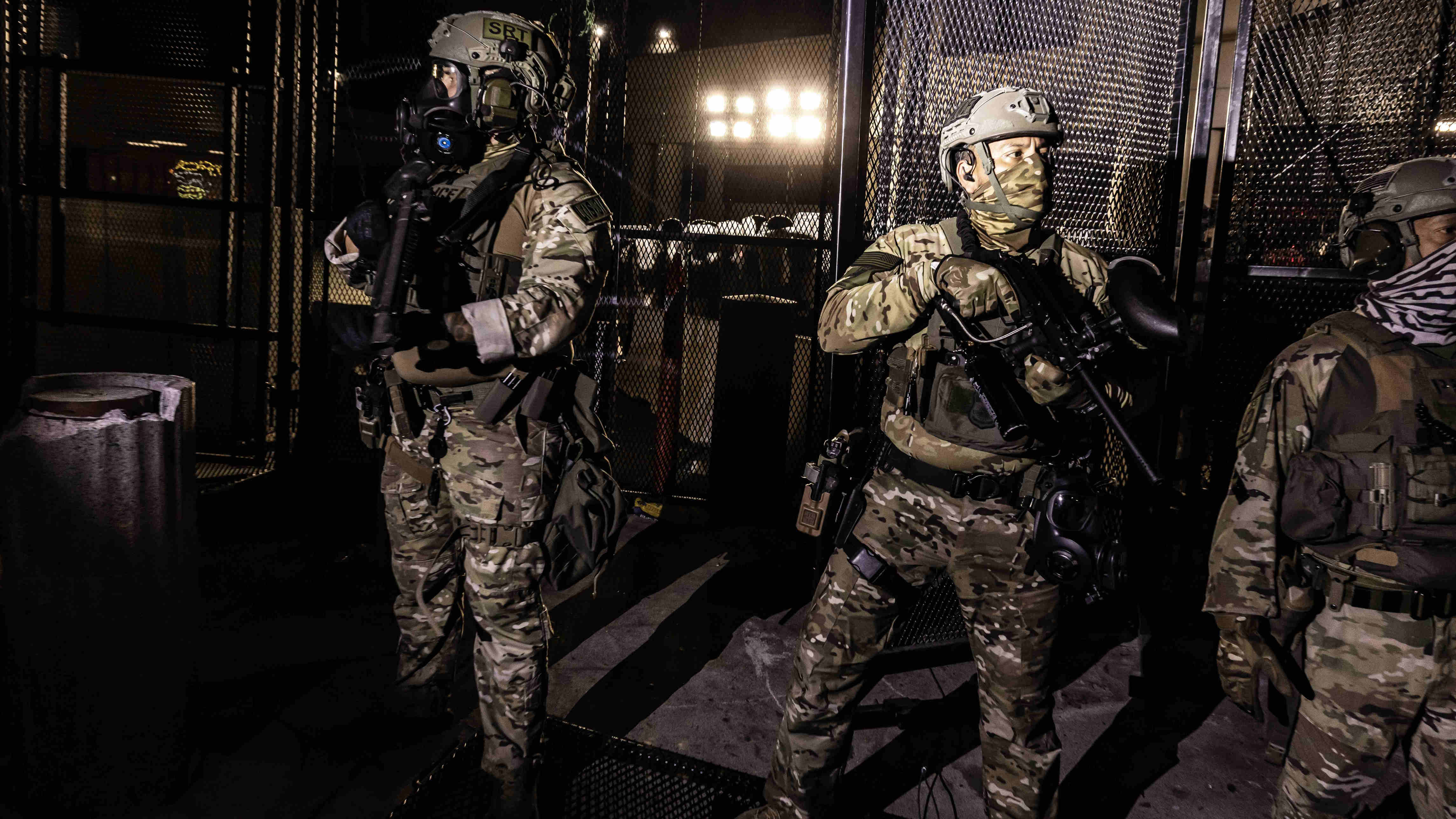 Anti-ICE protesters clash with police in Portland