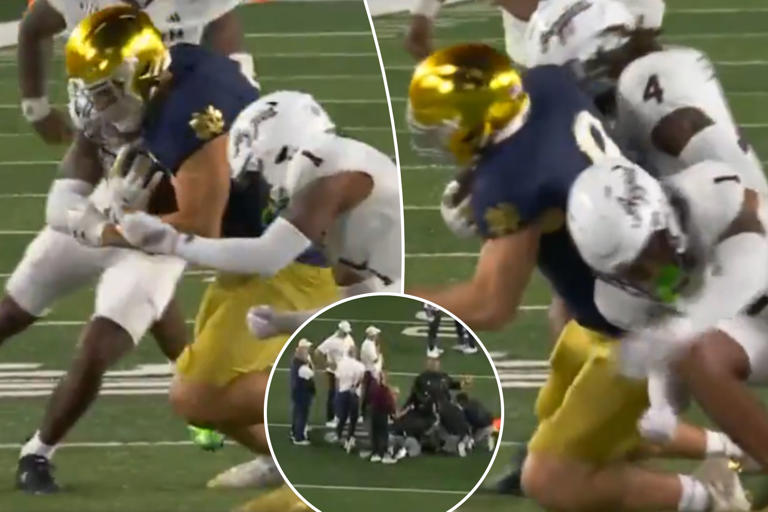 Texas A&M defensive back Bryce Anderson carted off field in scary scene ...